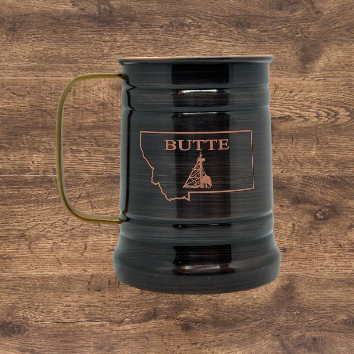Butte with Gallus Frame Antique Tankard – Butte Copper Company